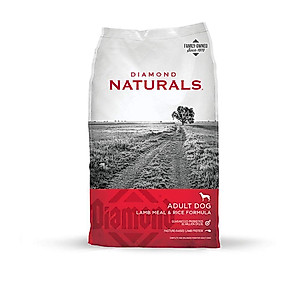 Diamond Naturals Adult Dry Dog Food Lamb Meal and Rice Formula Made with Lamb Protein, Probiotics and Essential Nutrients to Support Balanced and Overall Health 20LB