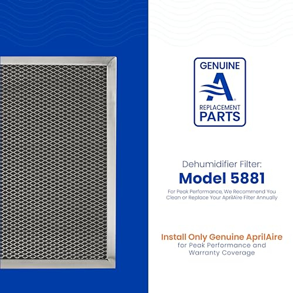 AprilAire E100 Pro 100-Pint Whole-House Dehumidifier, Energy Star Certified, Commercial-Grade Whole-Home Dehumidifier for Basement, Crawlspace, or Whole House up to 5,500 sq. ft.