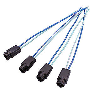 HUIQIAODS 4PCs T5 73 74 Twist Lock Socket for Dashboard Instrument Panel Cluster Plug Lamp Dash Light Bulb Base 4PCS (T5 SOCKET)