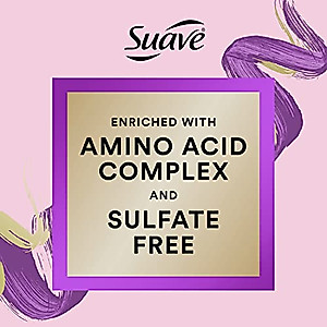 Suave Pink Hair Conditioner for Luscious Curls, 16.5 fl oz, With Amino Acid Complex, Moisturizes and Defines Curls, For Workable, Curly Hair