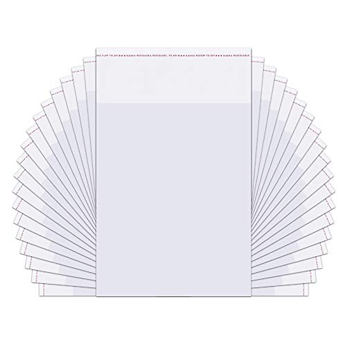 KnR Harmony Self Adhesive Bags 4x5 200pcs Self Sealing Resealable Bags Small Clear Cellophane Bags for Candy Jewelry Necklaces Snacks Nuts Gift Packaging 14 Sizes to Choose from