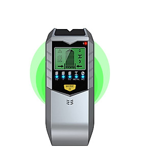 MOCITA Stud Finder Wall Scanner - 5 in 1 Electronic Beam Finder Stud Sensor Wall Center Detector with LCD Display Audio Alarm for Stud Wood Metal AC Wire Joist Detection