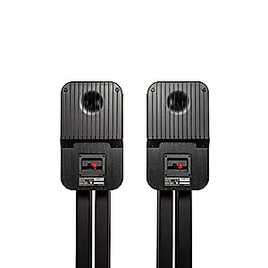 Polk Signature Elite ES20 Bookshelf Speaker - Hi-Res Audio Certified, Dolby Atmos & DTS:X Compatible, 1" Tweeter & 6.5" Woofer, Power Port Technology for Effortless Bass (Pair, Stunning Black)