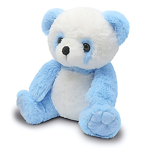 Fluffuns Panda Stuffed Animal - Stuffed Panda Bear Plush Toys - 9 Inches (Blue)