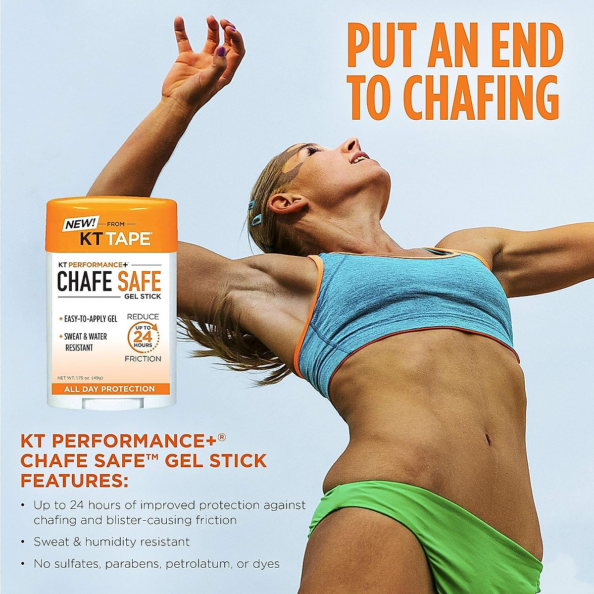KT Tape Chafe-Safe Anti Chafing Sticks (Single)
