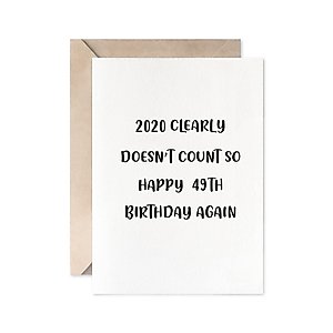 MAGJUCHE Funny 50th Birthday Card For Men And Women, Joke 50 Years Birthday Gift For Friend