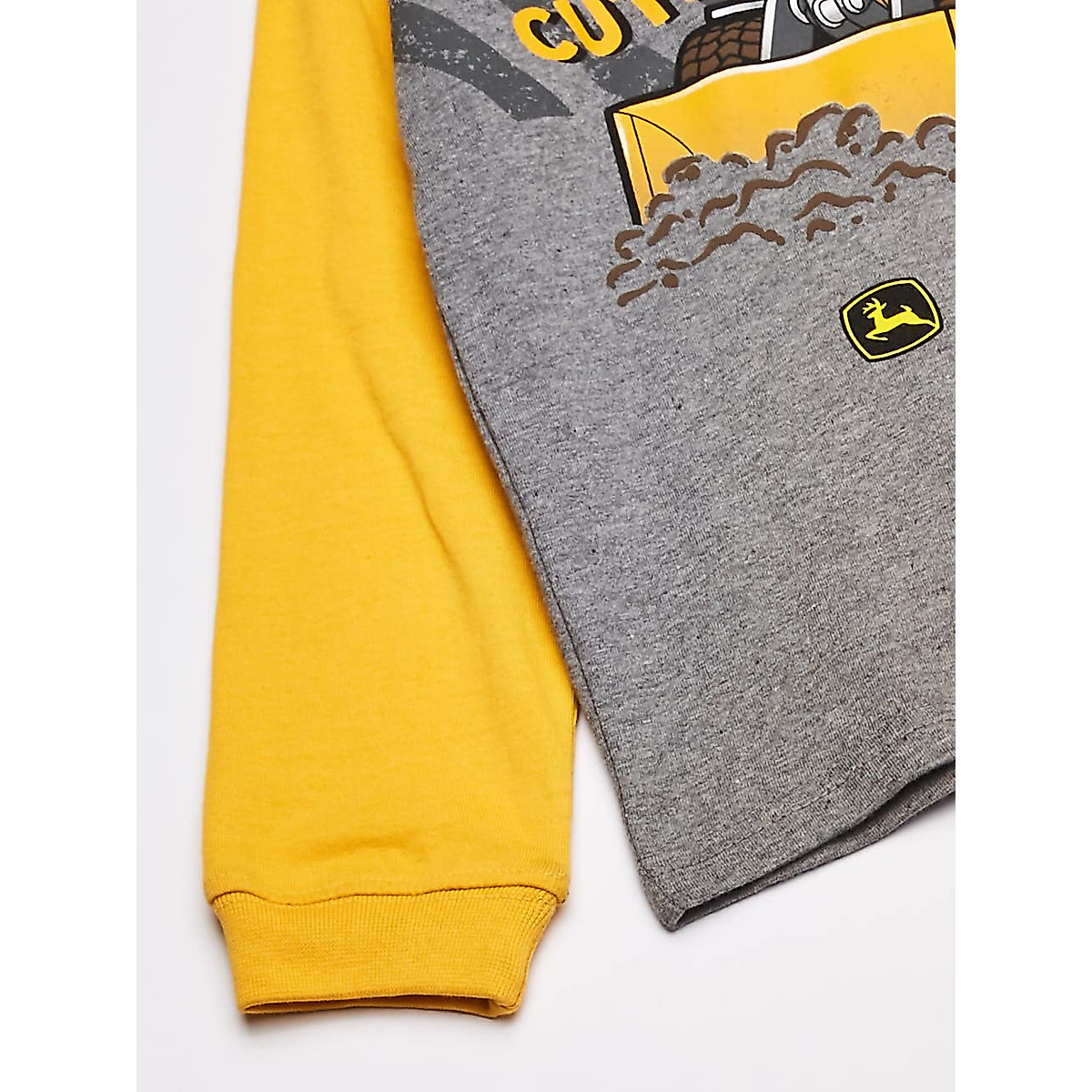 John Deere baby boys Long Sleeve Tee T Shirt, Yellow, 2-3T US