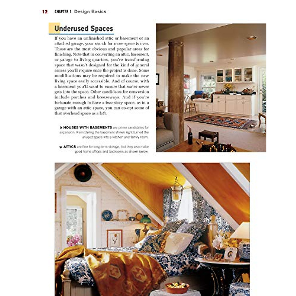 Ultimate Guide to Basements, Attics & Garages, 3rd Revised Edition: Step-by-Step Projects for Adding Space without Adding on (Creative Homeowner) Plan | Design | Remodel; 580 Photos & Illustrations