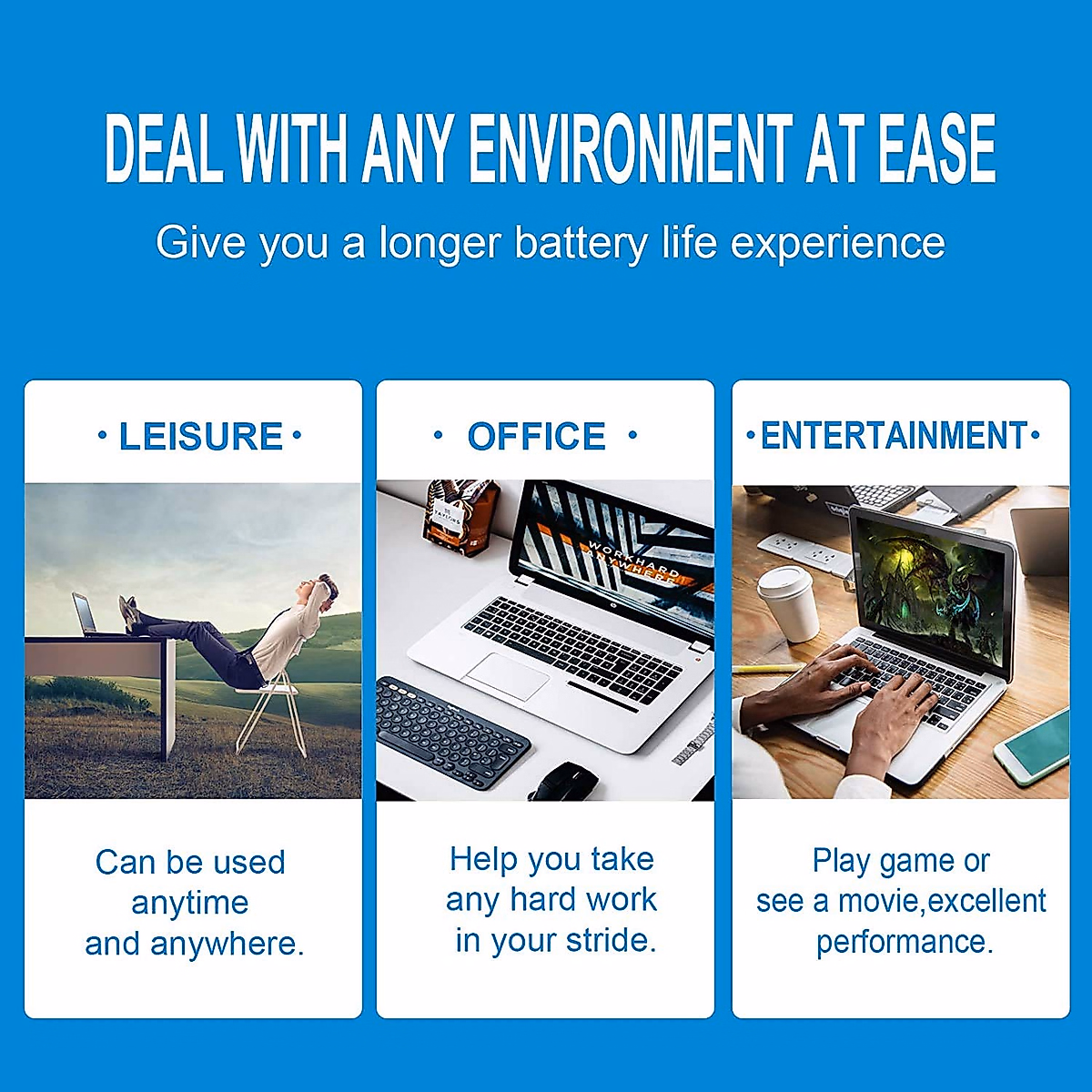 HT03XL L11119-855 Battery for HP Pavilion 15-cs0xxx 15-da0xxx 14-DK 14-CF 15-CW 15-CR 15-DB 17-BY Series 15-cs1065cl 15-db0011dx 15-da012dx 15-da0014dx 14-dk1013dx 14-dq0011dx 17-by0053cl 14m-dh1003dx