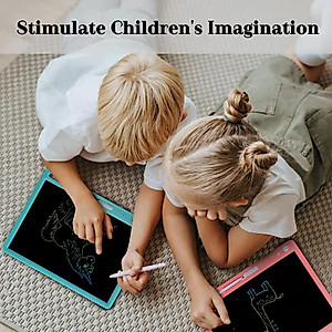 DIGGTORRE LCD Writing Tablet for Kids - 10 Inch Colorful Screen Drawing Tablet, Erasable Reusable Drawing Pads, Educational Toy for 3 4 5 6 7 8 Years Old Boys Girls Gift