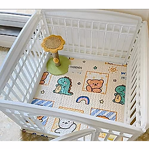 Dog Playpen Urine Pad Dog Pee Pads Puppy Pads, [PLAYPEN NOT Included!!] Reusable Pet Training Pads,Large Pet Pee Pad,Waterproof Pet Pads for Dog Bed Mat,Super Absorbing Whelping Pads (Urine Pad)