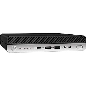 HP EliteDesk 800 G5 Desktop Computer - Core i7 i7-9700T - 16 GB RAM - 512 GB SSD - Desktop Mini - Windows 10 Pro 64-bit - Intel UHD Graphics 630 - English Keyboard (Renewed)