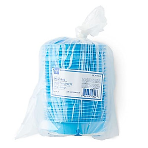 Medline Blue Emesis Bags, Vomit Bags, Motion Sickness Bags, Disposable, Graduated Markings, Urgent Cares, Cars, Boats, Planes, 24 Pack