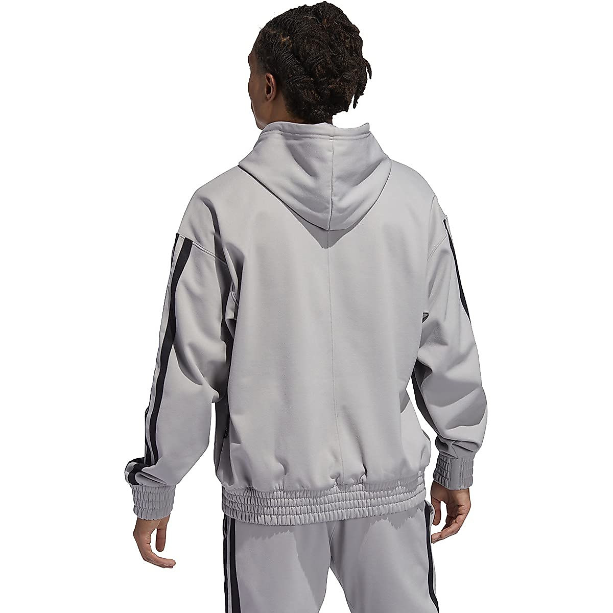 adidas mens Legend Winter Hoodie Solid Grey Medium