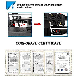Official Creality Ender 3 3D Printer Fully Open Source with Resume Printing Function DIY 3D Printers Printing Size 8.66x8.66x9.84 inch
