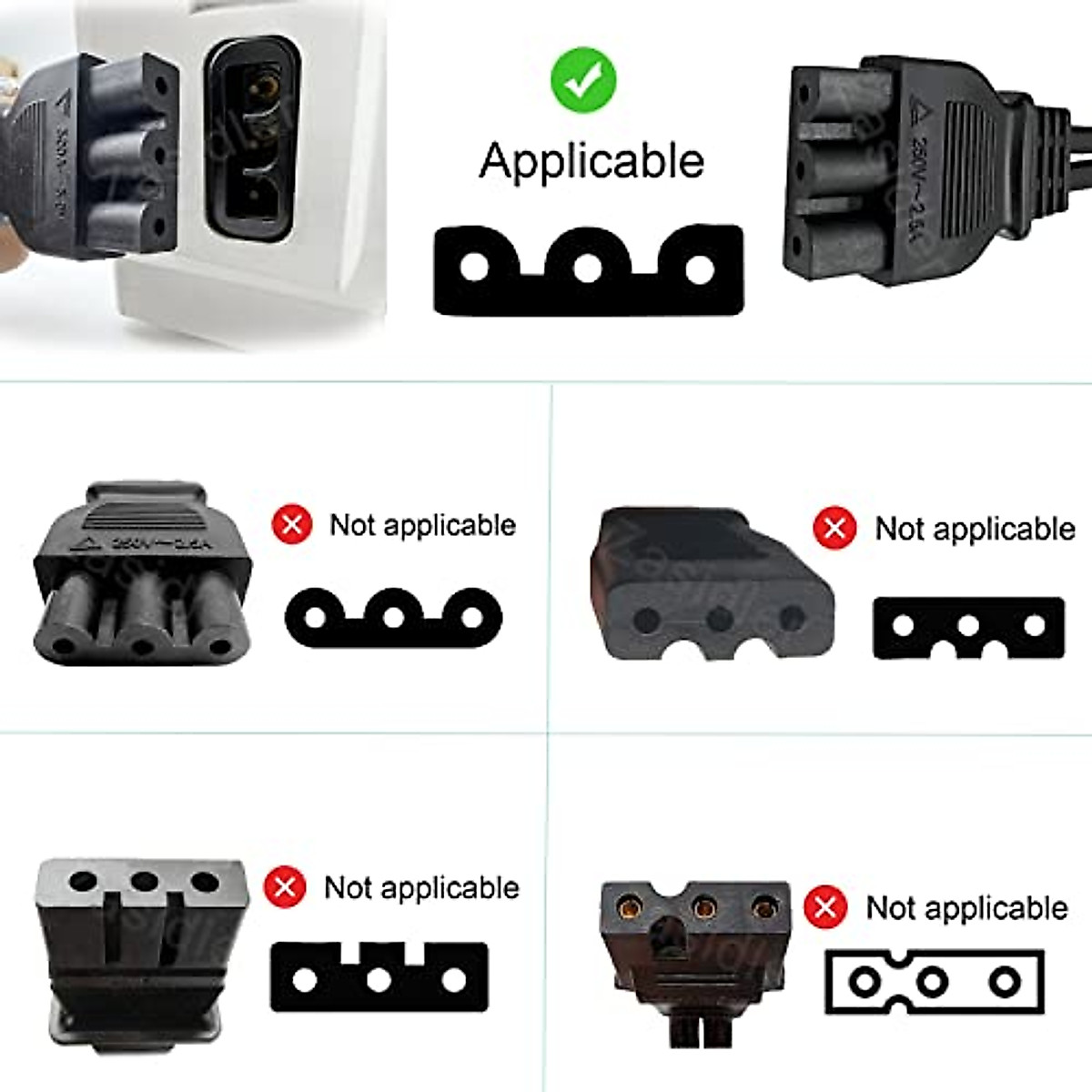 Singer Sewing Machine Power Cord, Singer Sewing Machine Pedal Replacement, Apply to Singer #359102-001 2263 2277 e99670 1304 4423 4411 4452 4432 44s 3116 3223 3337 3342 1507 2273 2259 7442 m3500
