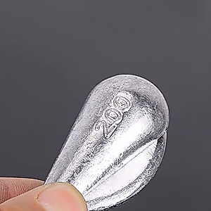 LINFFSTR 5Pcs Fishing Lead Sinkers with Fin Sea Fishing Weights with Weight Scale Fishing Drop Sinkers Carp Fishing Tackle Fish Casting Tool 60g 80g 100g 120g 150g 200g 250g 300g (Size : 300g)