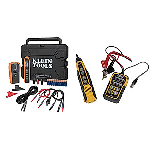 Klein Tools ET450 Advanced Circuit Breaker Finder and Wire Tracer Kit & VDV500-820 Cable Tracer with Probe Tone Pro Kit for Telephone, Internet, Video, Data and Communications Cables