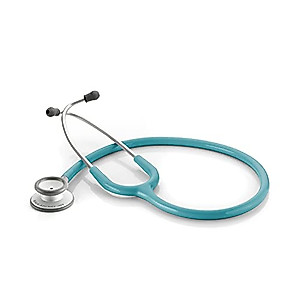 ADC - 619TQ Adscope Lite 619 Ultra Lightweight Clinician Stethoscope with Tunable AFD Technology, Turquoise