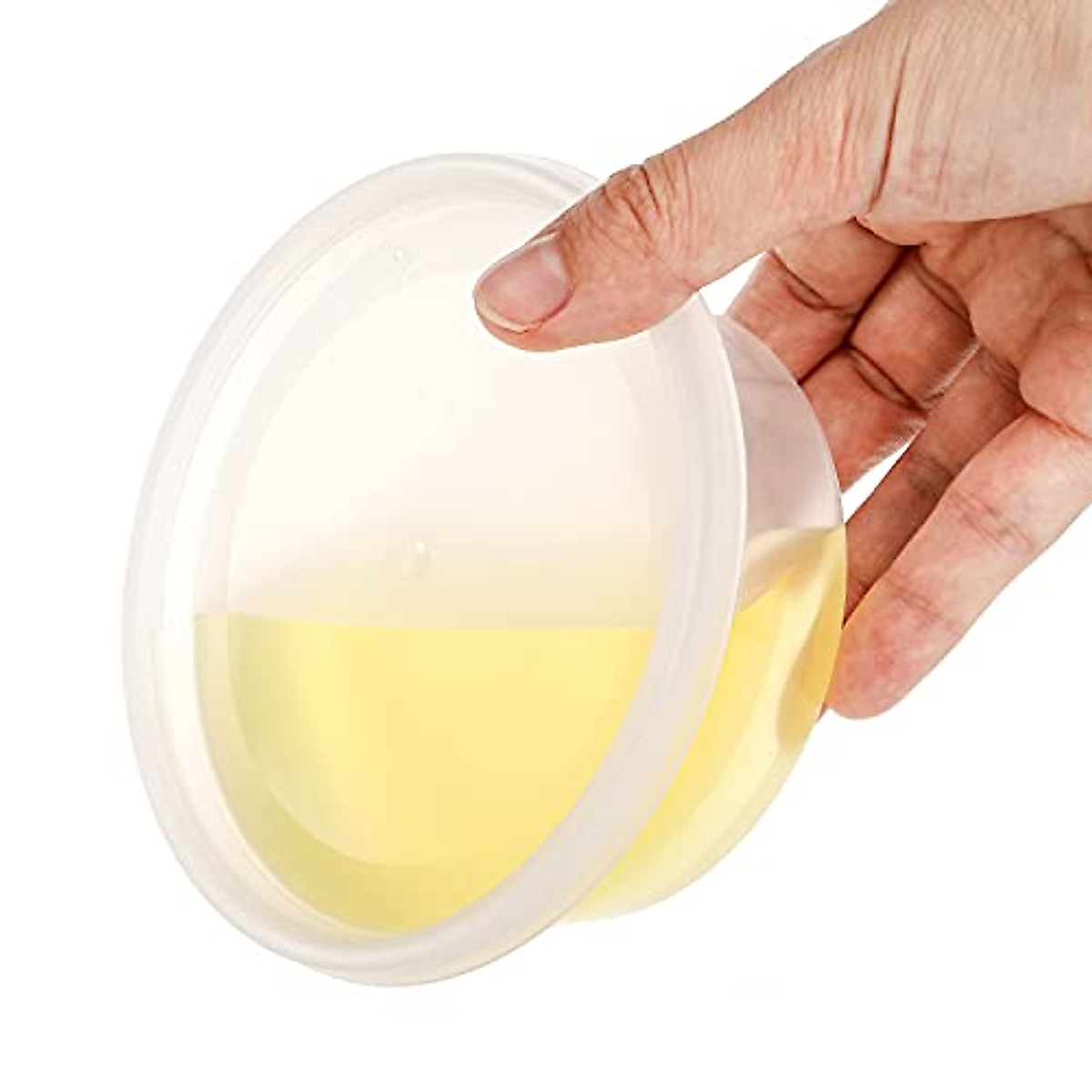 Lawei 80 Pack Plastic Deli Food Containers with Lids - 8 Oz Food Storage Containers Freezer Deli Cups for Soup, Party Supplies, Meal Prep and Portion Control