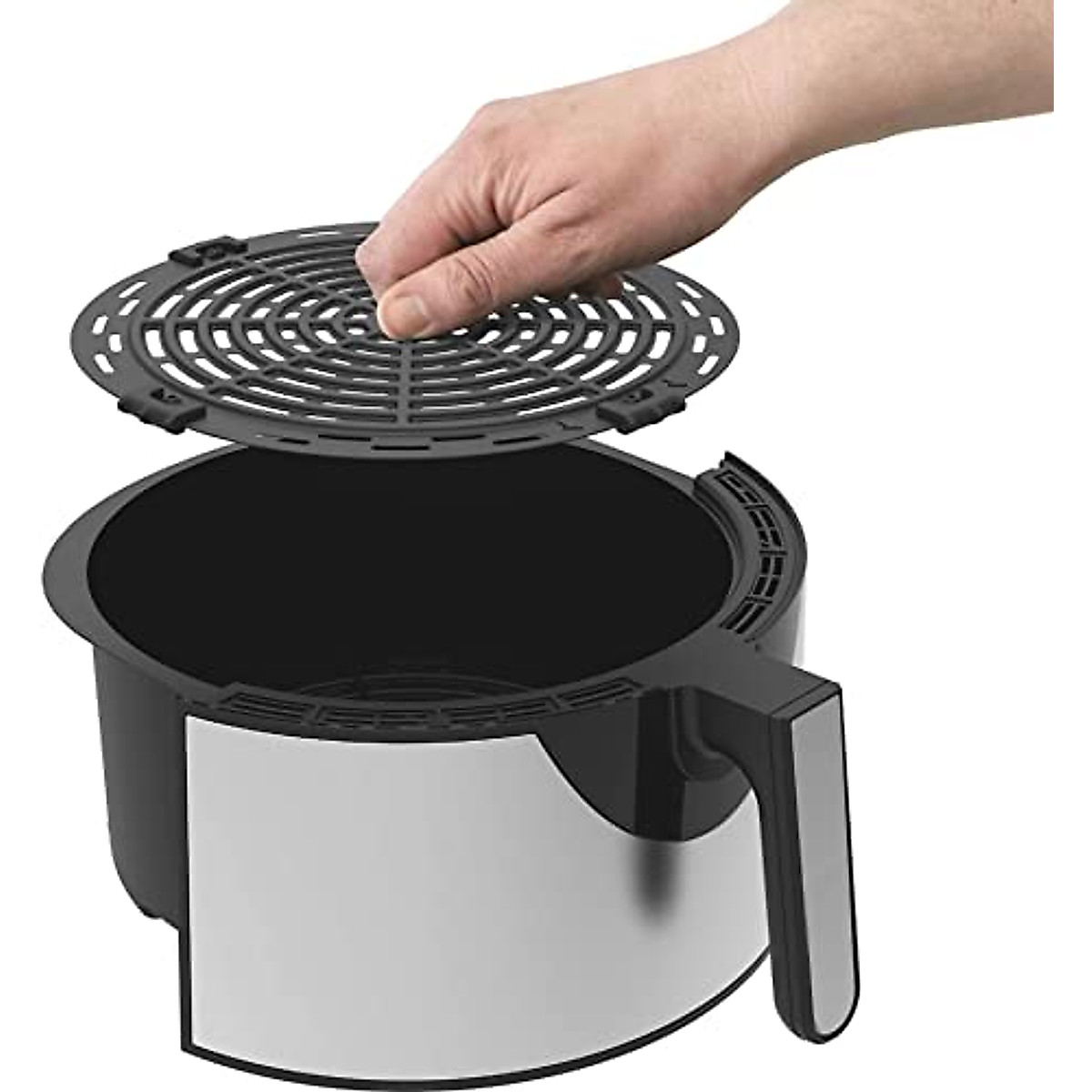 Bella Pro Series 8qt Touchscreen Digital Air Fryer, Stainless Steel