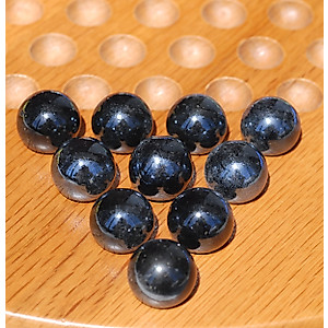 WE Games Replacement Glass Marbles for Chinese Checkers (60 Count) - Colored Marbles for Board Games, Chinese Checkers Marbles Only, Game Pieces