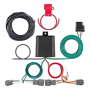 CURT 56348 Vehicle-Side Custom 4-Pin Trailer Wiring Harness, Select Hyundai Tucson , Black