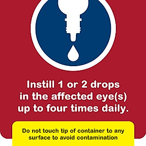 Bausch & Lomb Advanced Eye Relief Maximum Redness Lubricant Eye Drops from 0.5 Fl Oz (15 mL) - Pack of 5