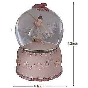 Singeek Ballerina Snow Globe Plays Ballet Tune You are My Sunshine,Christmas Music Snowglobes Ballet Recital Gifts for Girls,Wife,Daughter,Granddaughter