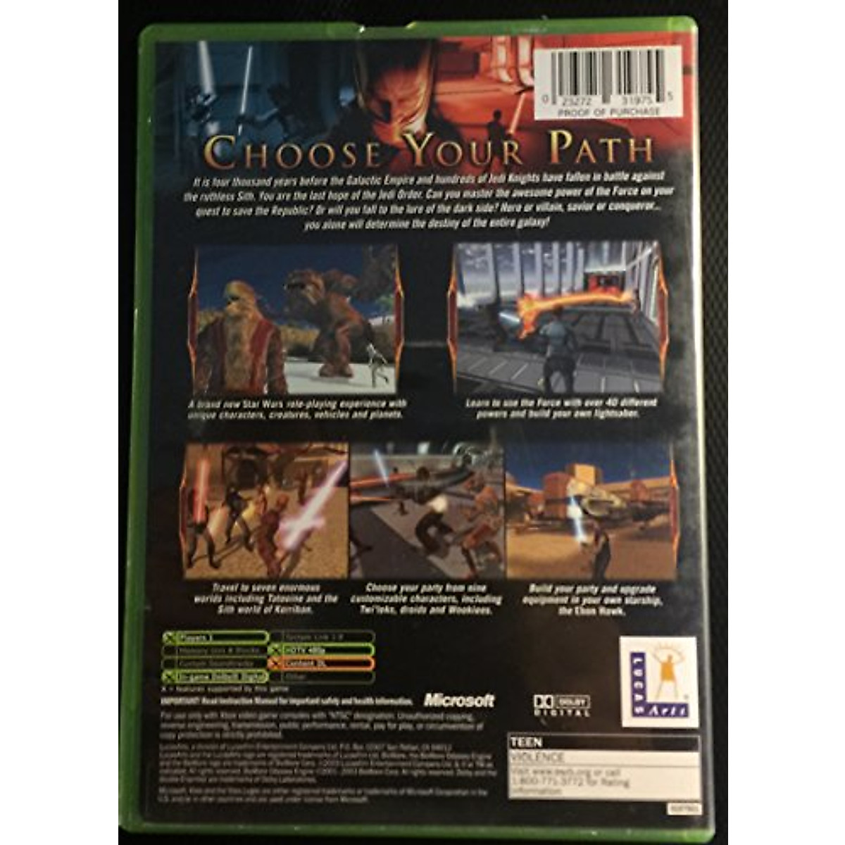 Star Wars Knights of the Old Republic - Xbox