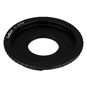 Fotodiox Lens Mount Adapter - Compatible with C-Mount CCTV/Cine Lenses to Canon EOS (EF, EF-S) Mount D/SLR Cameras