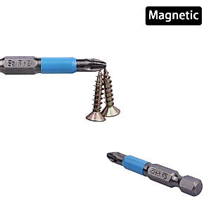 Wolfride 10PCS Phillips Head Drill Bit Magnetic Phillips Head Screwdriver Bits PH2 Bit Set - 50mm