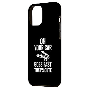 iPhone 12 Pro Max Airplane Pilot Funny Oh You Car Goes Fast That's Cute Case