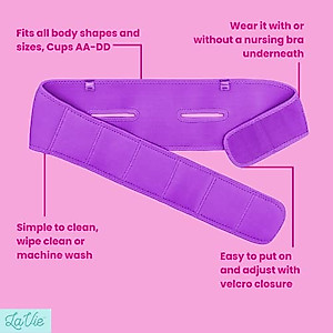 The LaVie 2oz Organic Pumping Spray with Pumping Bra for Handsfree Breastfeeding, Nursing or Pumping, Essential Support for Clogged Ducts, Mastitis, and Engorgement