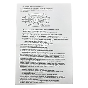 JR1602FCC 2.4G Bluetooth Remote Control for Power Wheels,JR1839FCC White Remote Transmitter for Electric Car Ride On Toy JR1603,JR1810,JR1958,JR1858,JR-RX,HY2005