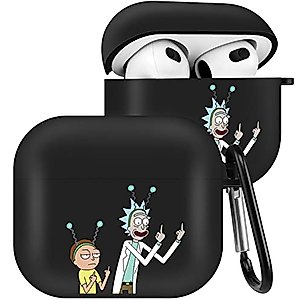JoySolar for Airpods 3 Case Cute Cartoon Cool Unique Silicone Cases for Apple Airpod Air Pods 3rd Gen Cover Kawaii Fun Funy Fashion Design Soft IMD Shell for Girls Boys Girly (Friendly Gestures)