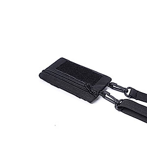 Tool EDC Pouch, EDC Pocket Organizer, Knife Case, EDC Pouch, Pocket Knife Case, Tactical Pouch Storage EDC Gears, Hold Flashlight, Pocket Knife, Tactical Pen, Notebook (Black,Only Bag)