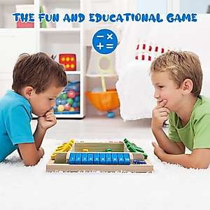 Shut The Box Game, 4-Player Wooden dice Game That's Perfect for Parties and Gatherings. It enhances Math and Decision-Making Skills While Providing Endless Entertainment.