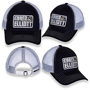 Checkered Flag Sports 2023 Chase Elliott Ladies Hat - NASCAR Adjustable Automotive Racing Mesh Baseball Cap