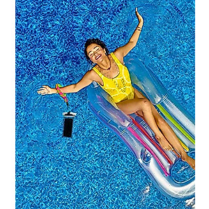 Ringke Waterproof Float Strap (2 Pack), Underwater Floating Strap, Wristband, Hand Grip, Lanyard Compatible with Camera, Phone, Key and Sunglasses (Palm Leaves & Banana)