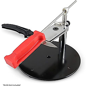 Fino Edge Professional Knife Sharpeners for Kitchen Knives - Diamond - Designed with Tight Clamp, Stable Base - Easy To Assemble with Reference Guide & Instruction Manual