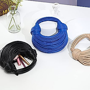 Woven Handbags For Women Hand Woven Bread Messenger Bag Soft Handle Handbag Weaving Creative Noodles Underarm Bag