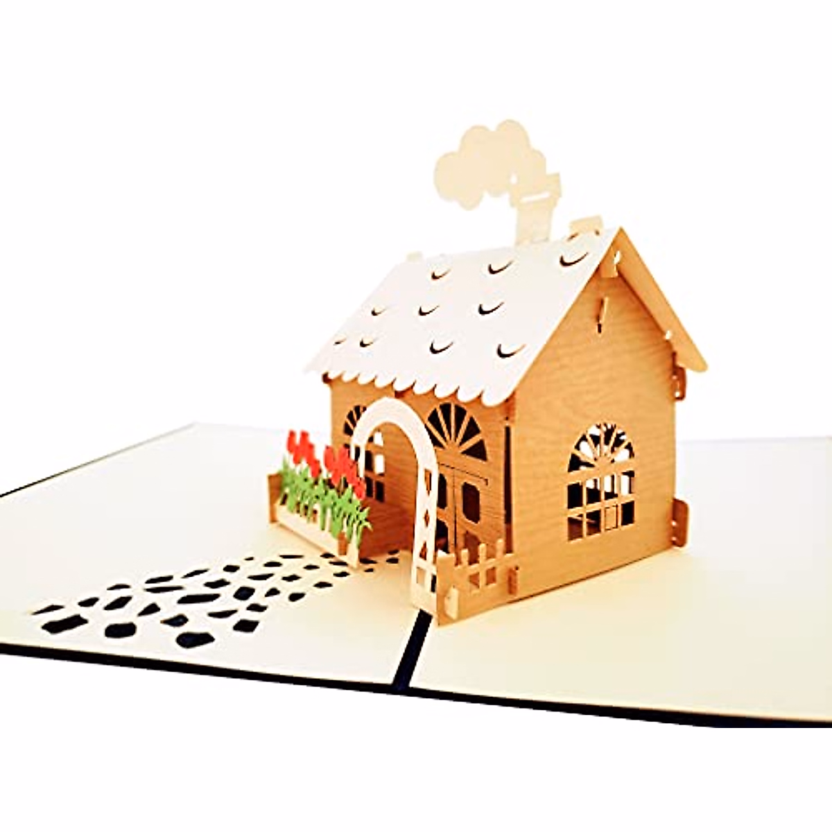 iGifts And Cards Fun Housewarming 3D Pop Up Greeting Card - New House Pop Up Card, Happy Moving Gift, Welcome Home Card, Congratulations On Your Housiversary, Realtor Thank You, Bienvenidos A Mi Casa