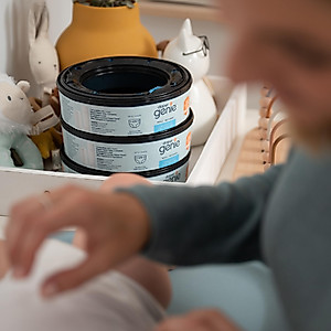 Diaper Genie Bags Refills 270 Count (Pack of 3) with Max Odor Lock | Holds Up to 810 Newborn Diapers