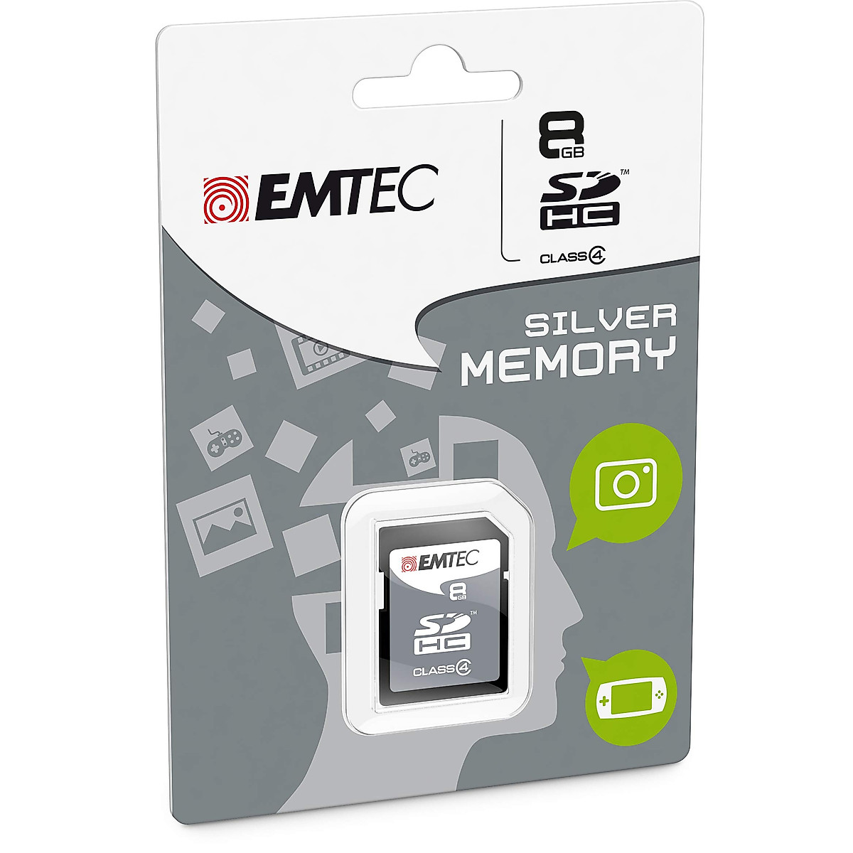 EMTEC 8 GB Class 4 Jumbo Super SDHC Memory Card