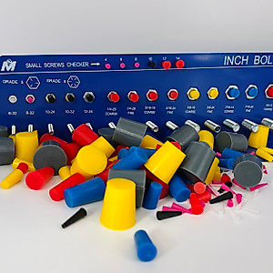 High Temp Masking Supply 235 Piece Silicone Rubber Plug Set - Sizes 1/32" to 1" - Tapered Stoppers for Powder Coating, Painting, Ceramic Coating, Sealing Holes - Non-Toxic, Flexible, Reusable