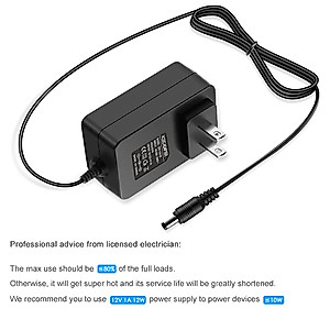 SHNITPWR 12V Power Supply 12 Volt 1A 12W AC/DC Power Adapter 100V ~ 240V AC to DC Converter 1000mA 800mA 500mA Transformer with 10 Tips 5.5x2.5 5.5x3.0 6.3x3.0 4.8x1.7 4.0x1.7 3.5x1.35 2.5x0.7mm