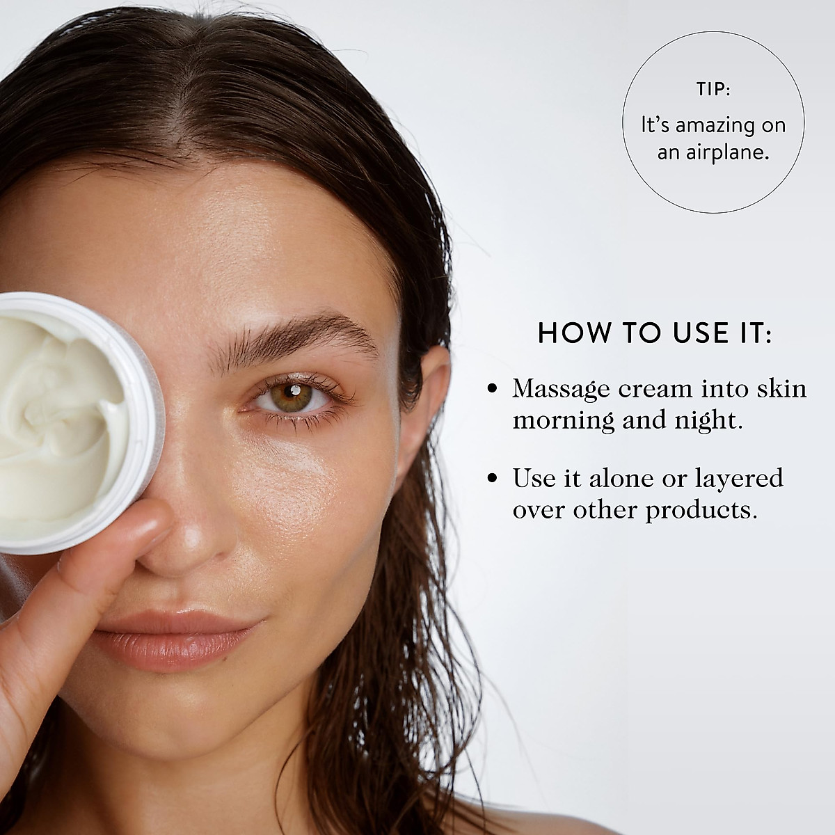 goop Beauty Nourishing Face Cream | Improves Firmness, Elasticity, & Brightness | Botanicals, Ceramides, & Squalane | Anti Wrinkle Face Cream for Morning & Night | Silicone & Paraben Free | 1.7 fl oz