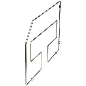 Knape & Vogt TD12-1-FN 12 in. Tray Divider Cabinet Organizer, Frosted Nickel