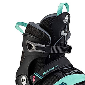 K2 Skate Alexis 80 Pro, Black_Teal, 8.5